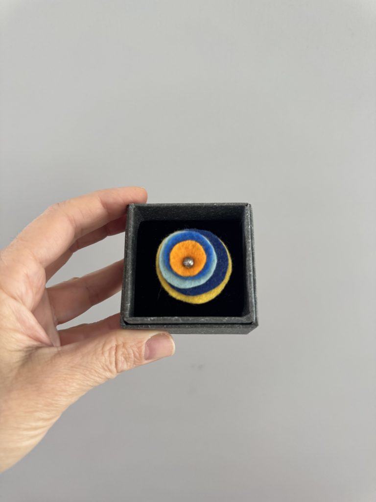 Adjustable Felt Ring- 4 colour combinations - Handmade In Cyprus